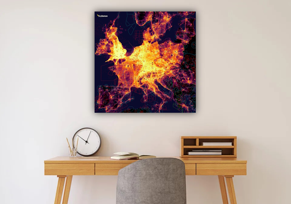 Purchase Heatmap Wall Art